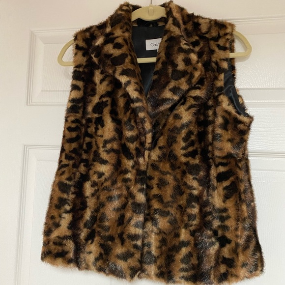 Calvin Klein | Other | Cheetah Vest Calvin Klein | Poshmark